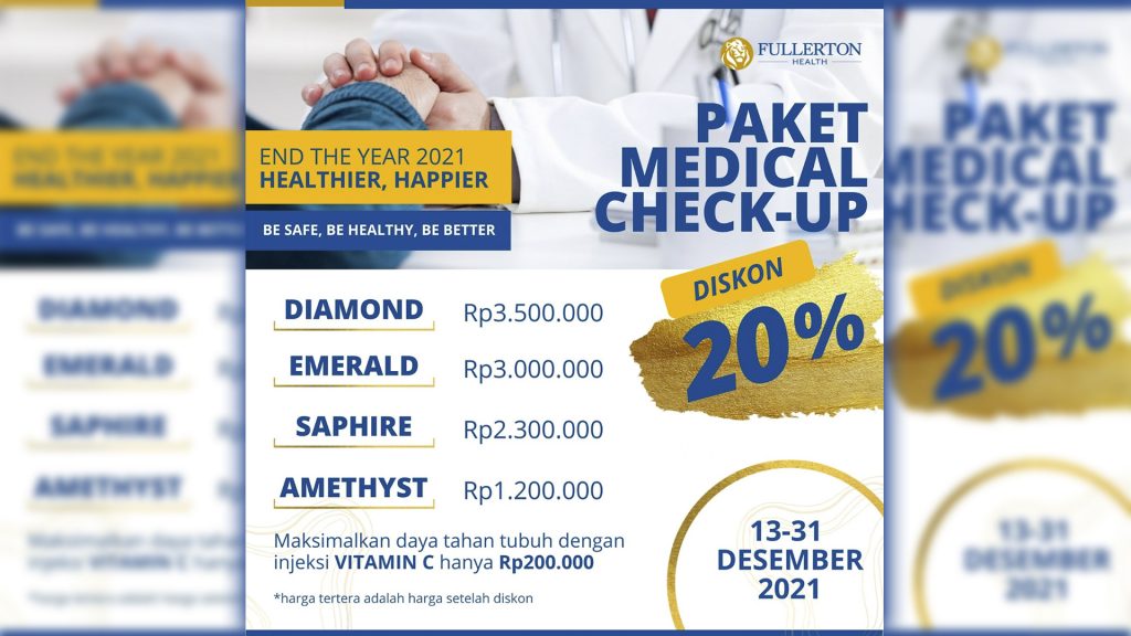PROMO MEDICAL CHECKUP & VITAMIN C – Fullerton Health Indonesia